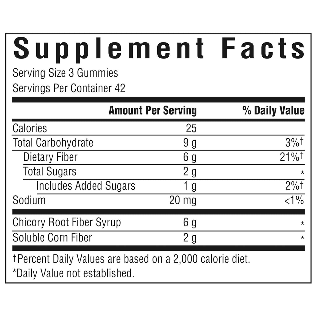 Tasty prebiotic fiber for daily use