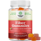 Tasty prebiotic fiber gummies for digestion