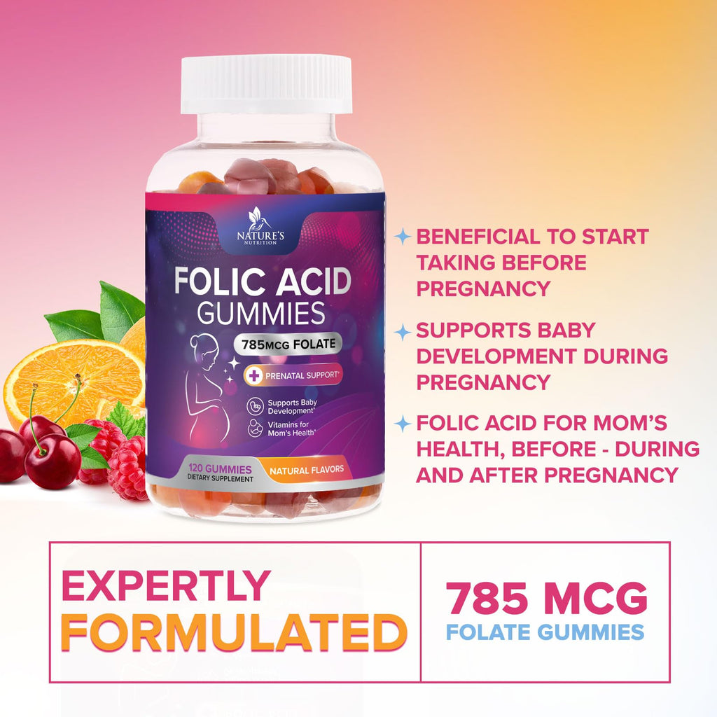 Tasty prenatal vitamins Folic Acid gummies
