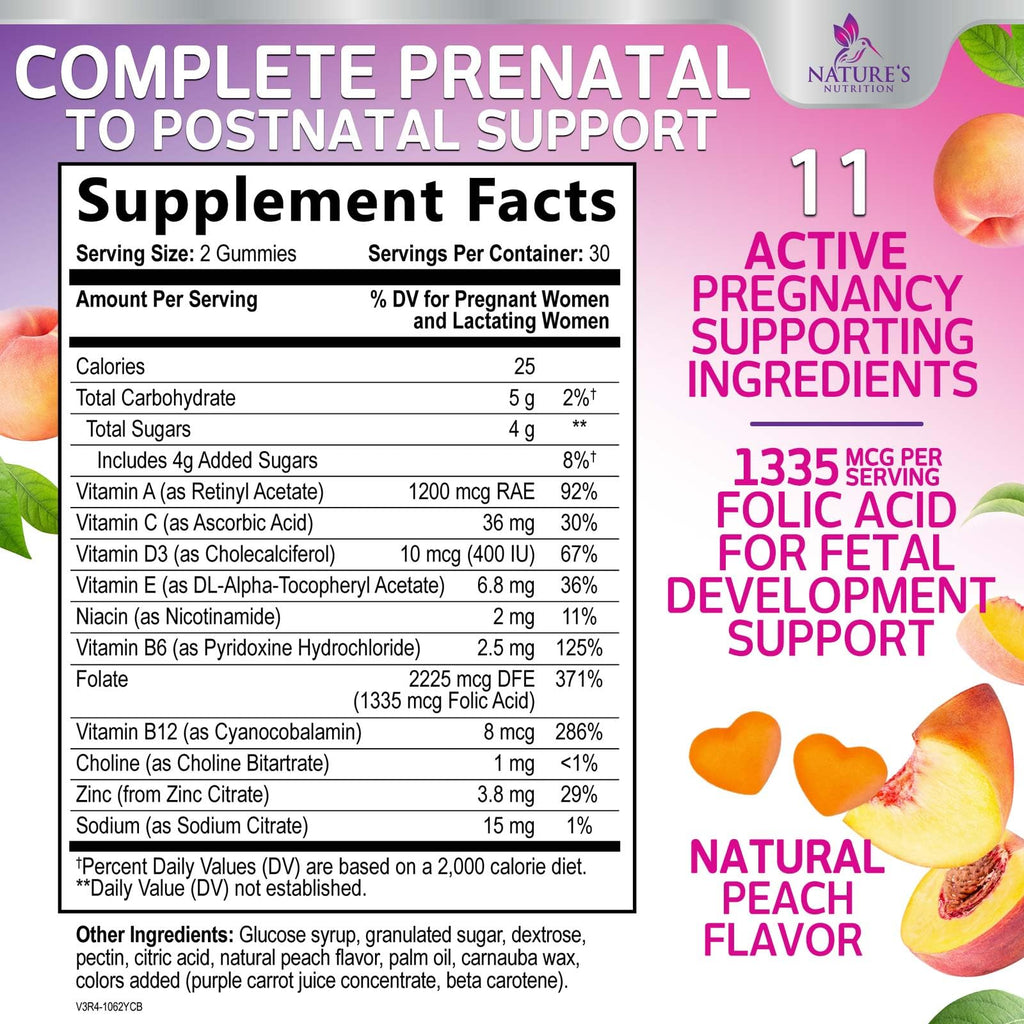 tasty prenatal vitamins with folic acid