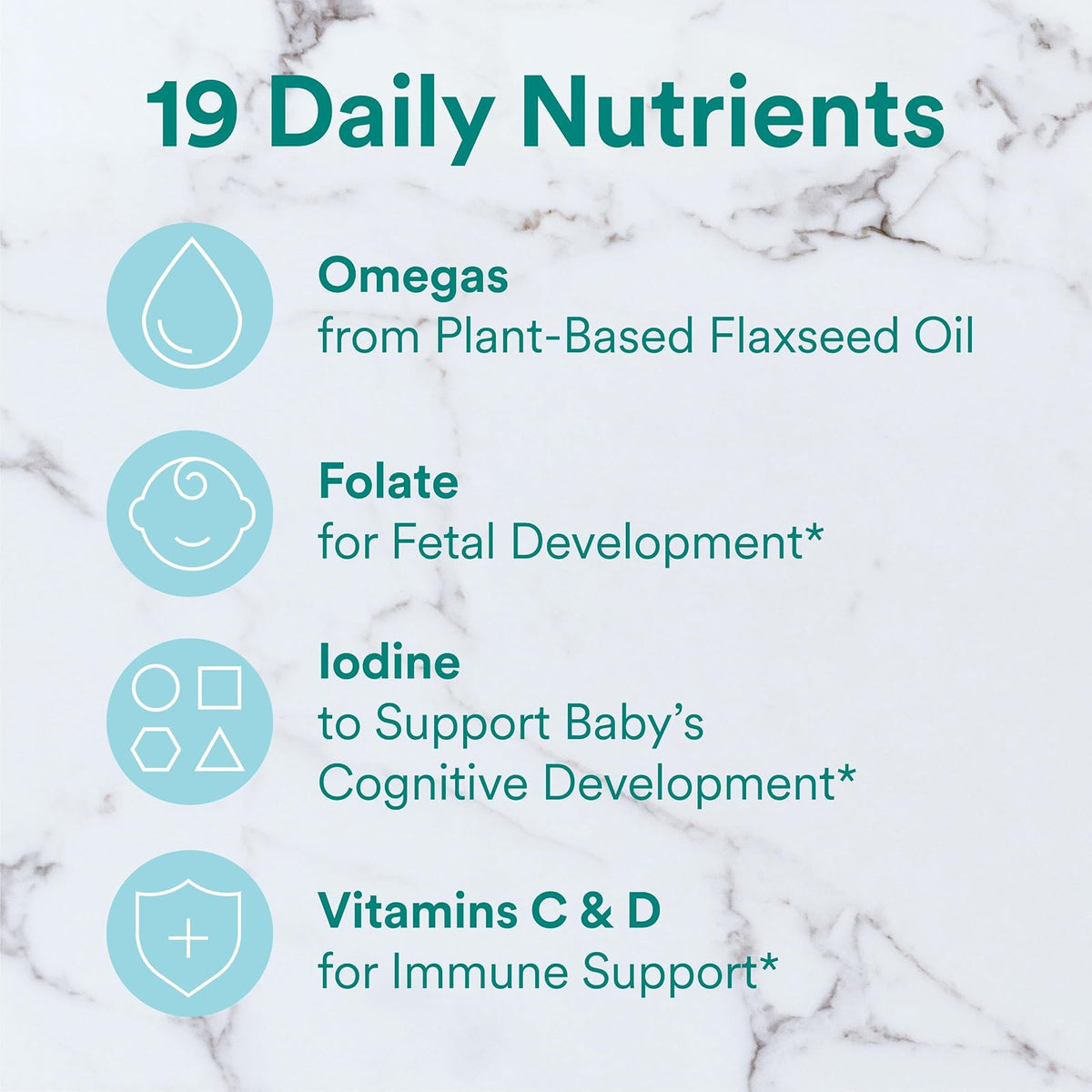 tasty prenatal vitamins with omega-3