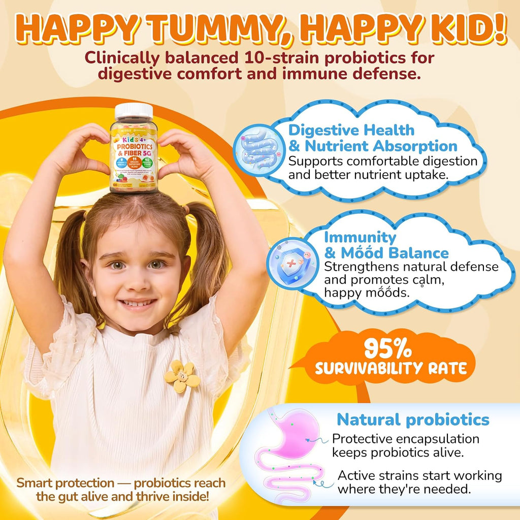 tasty probiotic gummies for children