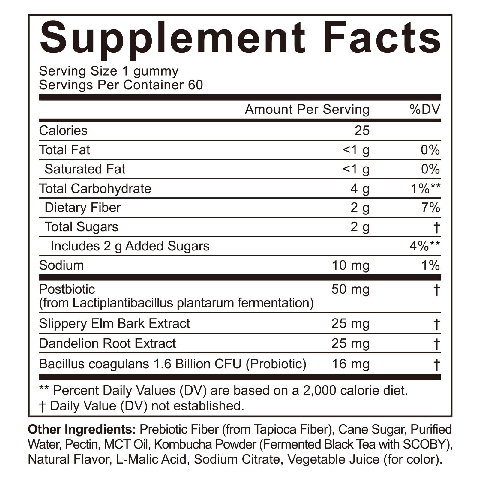 Tasty probiotic gummies for digestive balance