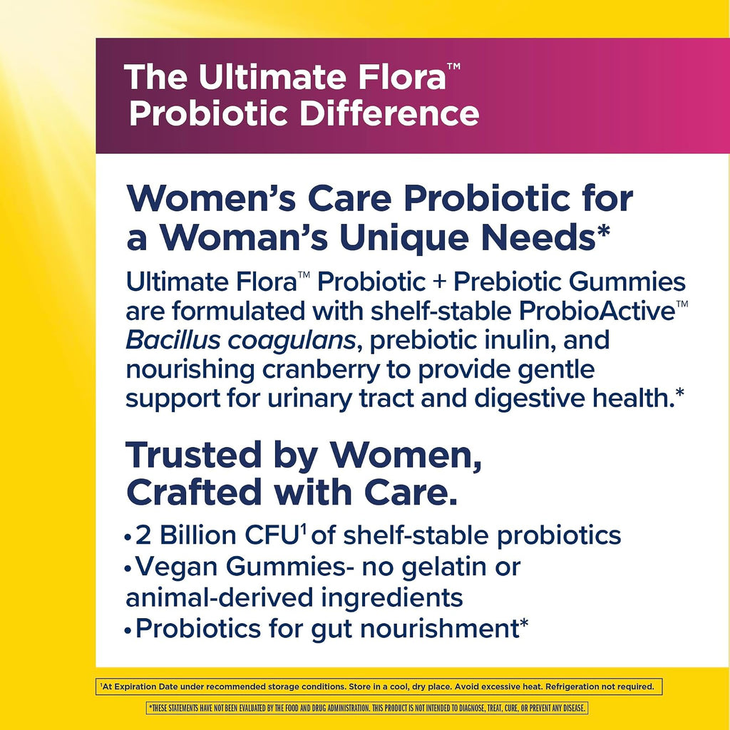 tasty probiotic gummies for women