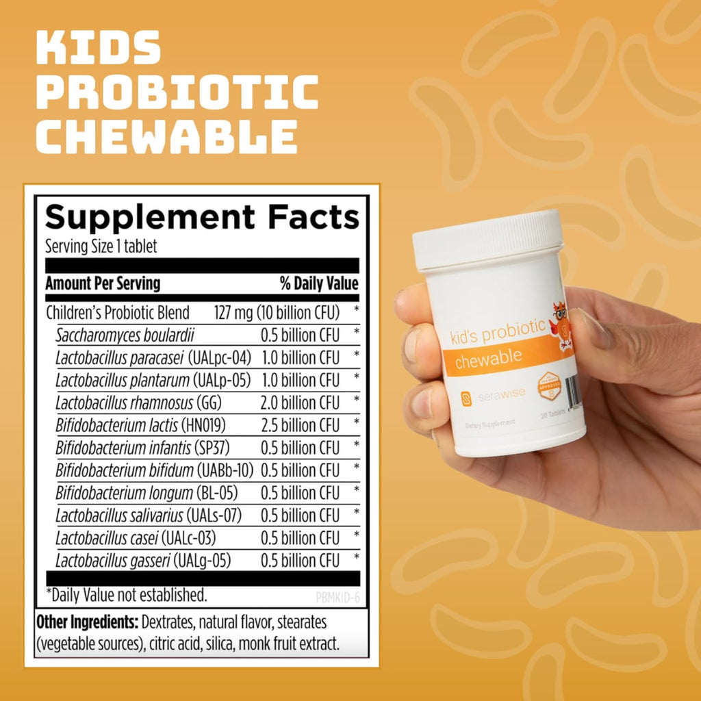 tasty probiotic tablets for children's digestion