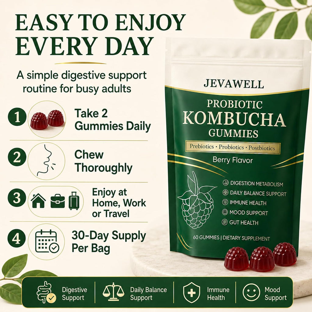 tasty probiotics in gummy form