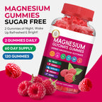 tasty raspberry magnesium supplement gummies