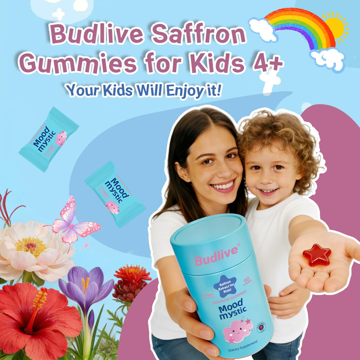 Tasty saffron gummies for little ones