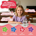 Tasty strawberry B vitamin liquid