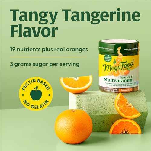 Tasty tangerine multivitamins for adults