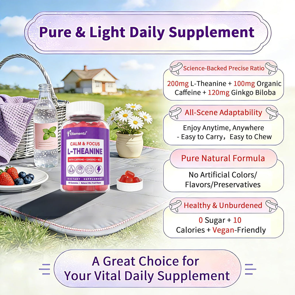 Tasty vegan supplements for better focus