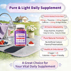 Tasty vegan supplements for better focus