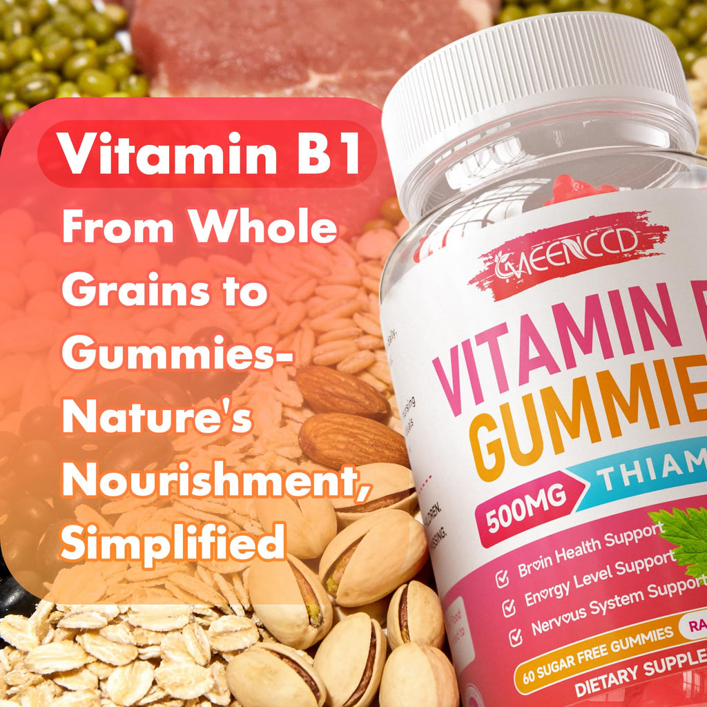 Tasty Vitamin B1 gummies for adults