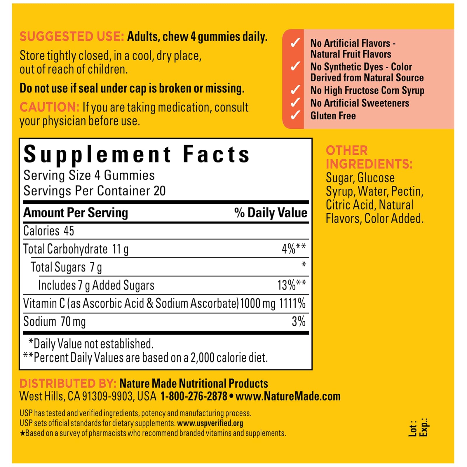 tasty vitamin c gummies for antioxidant support