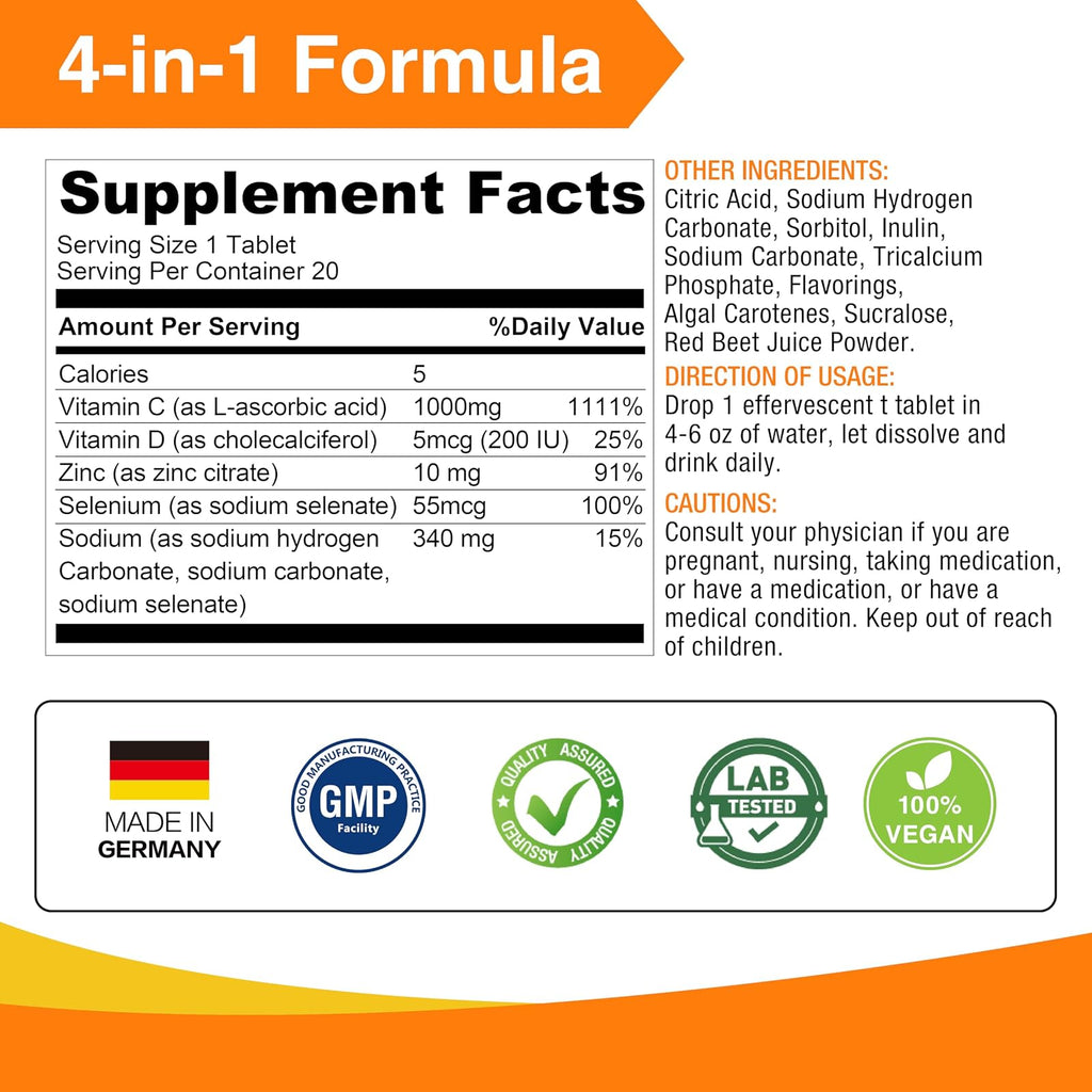 tasty vitamin C supplement tablets