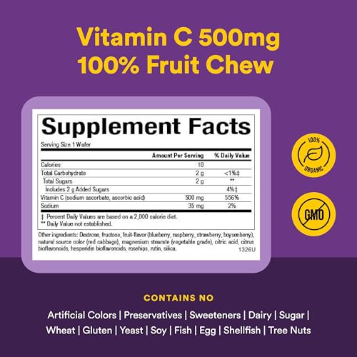 tasty vitamin c wafers for immunity
