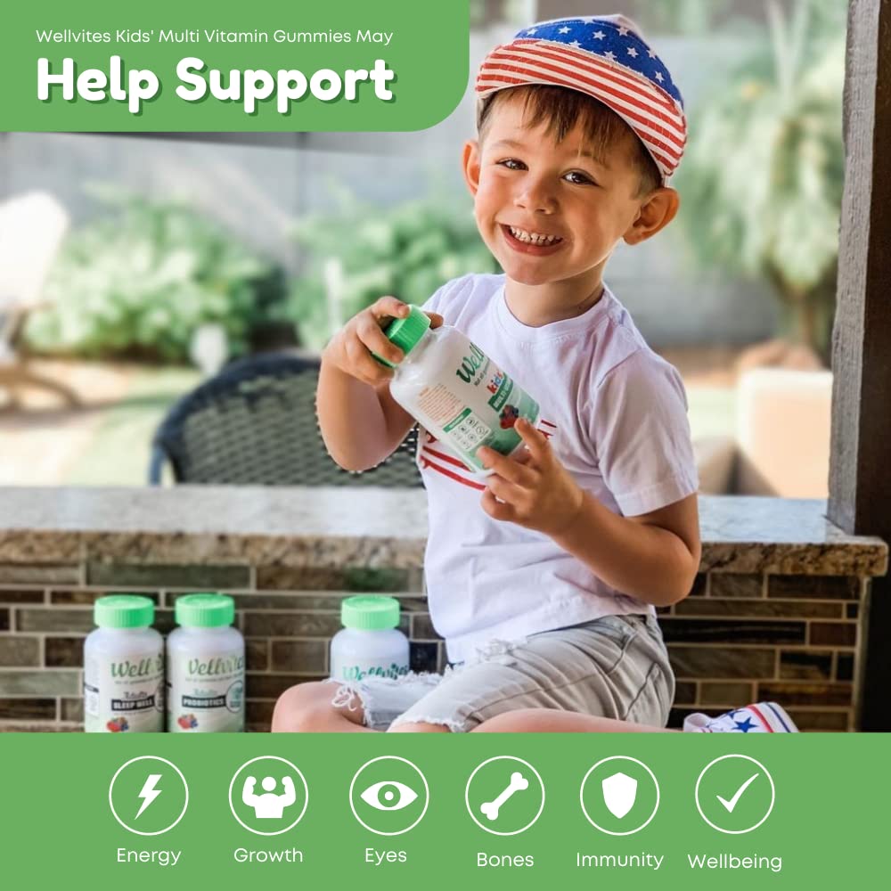 tasty Wellvites kids multivitamin gummies