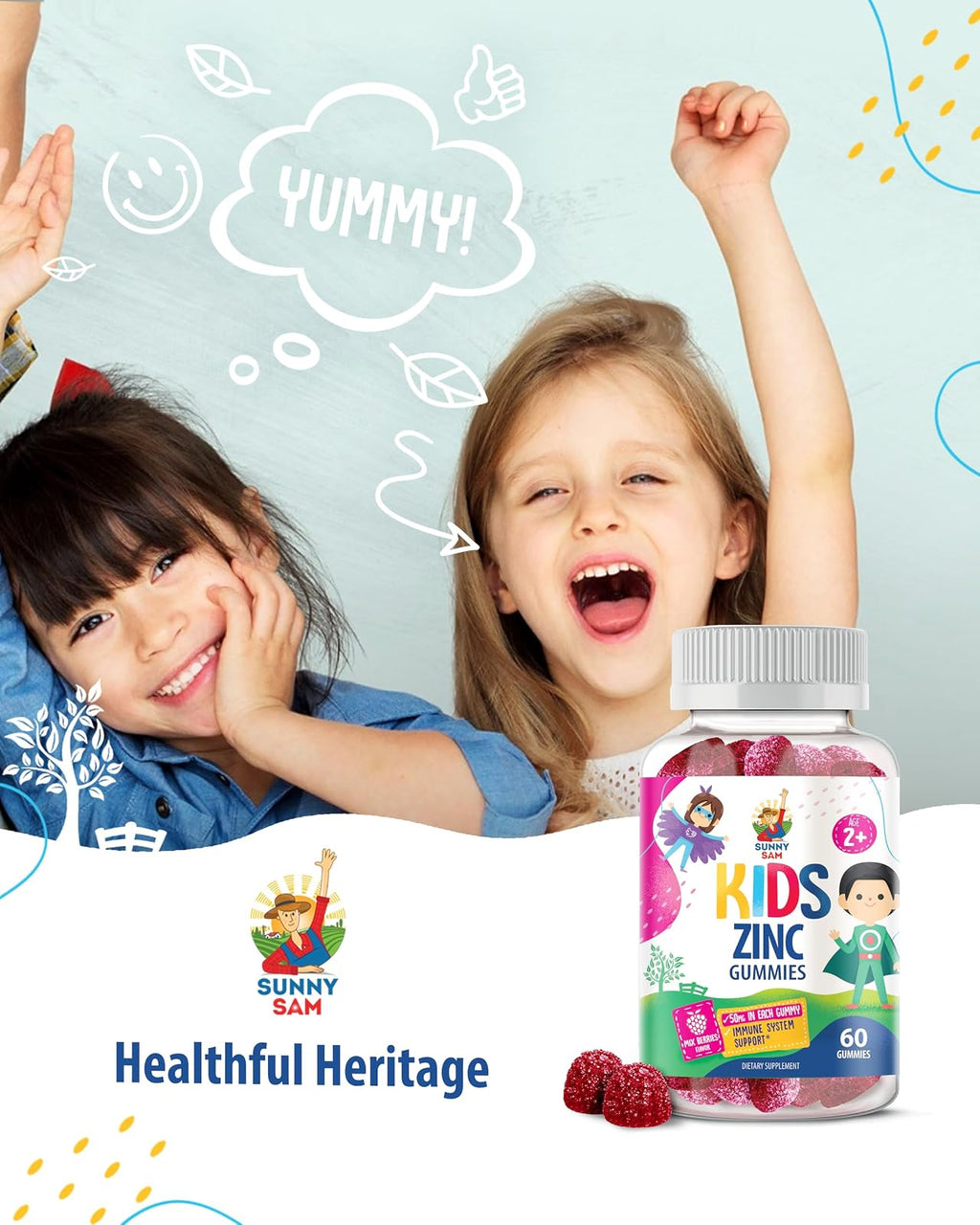 tasty zinc gummies for healthy growth