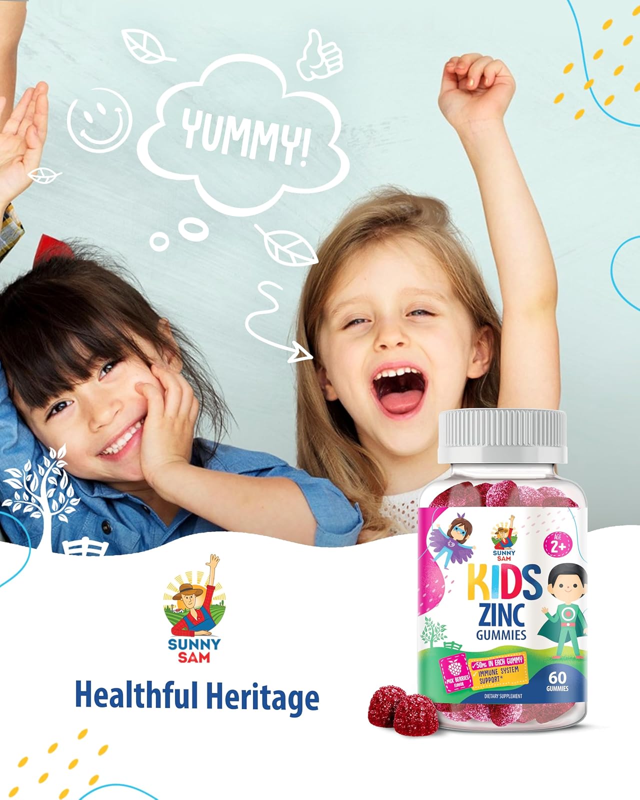 tasty zinc gummies for healthy growth