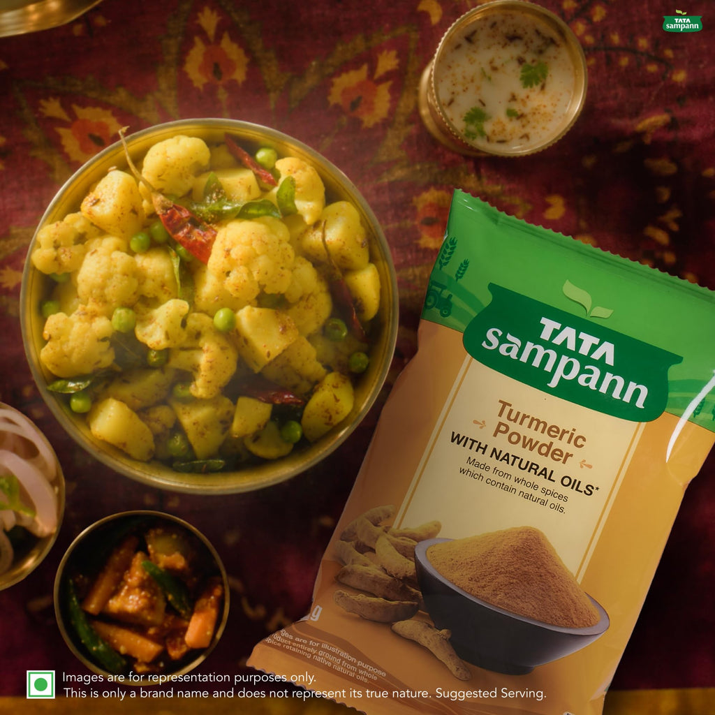 Tata Sampann turmeric for traditional recipes