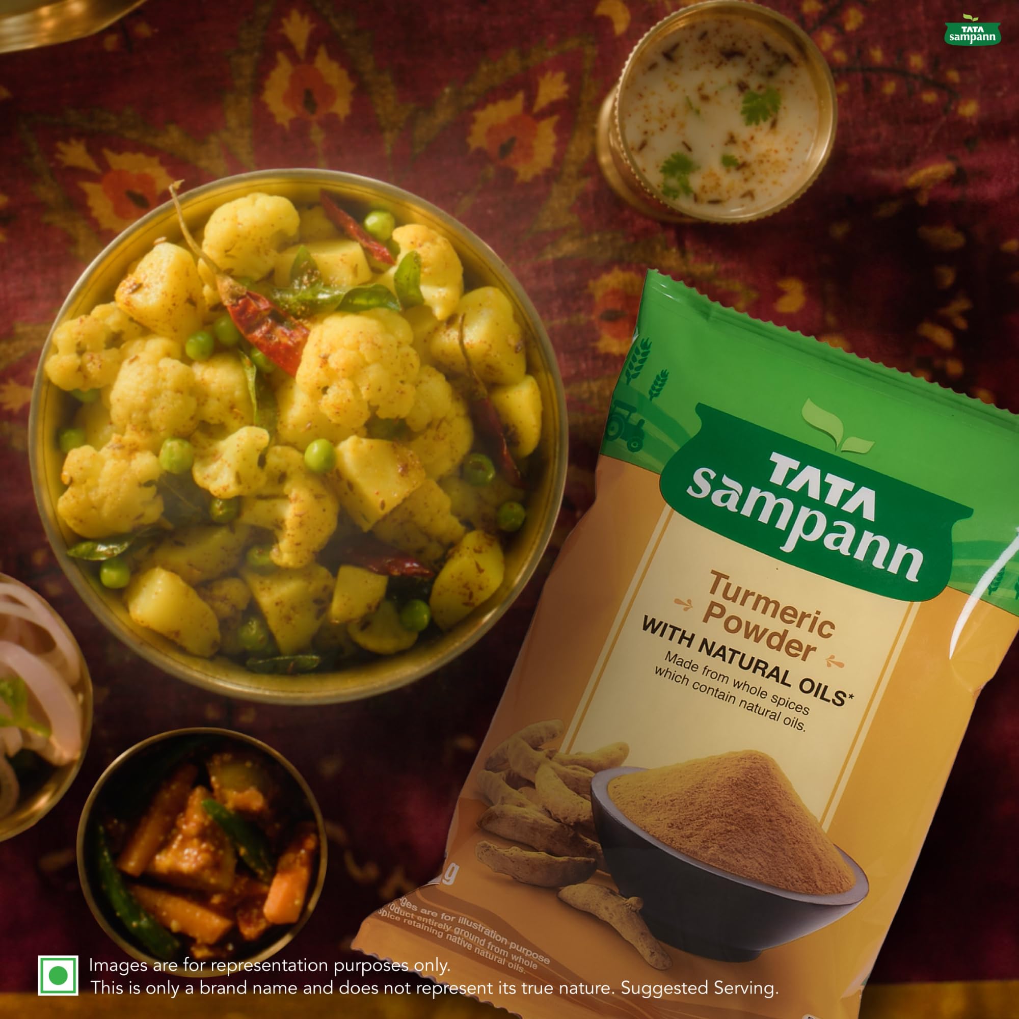 Tata Sampann turmeric for traditional recipes