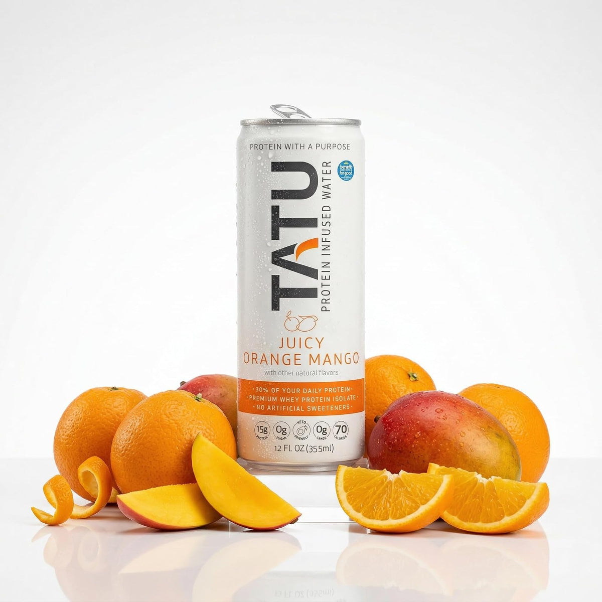 TATU whey protein infused water