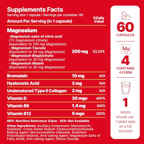 Taurate and malate for optimal magnesium absorption