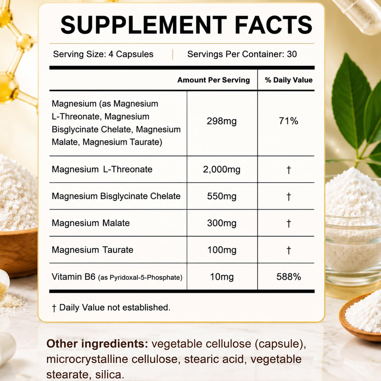 Taurate magnesium for heart health