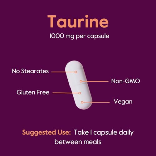 Taurine 120 veg caps for vitality
