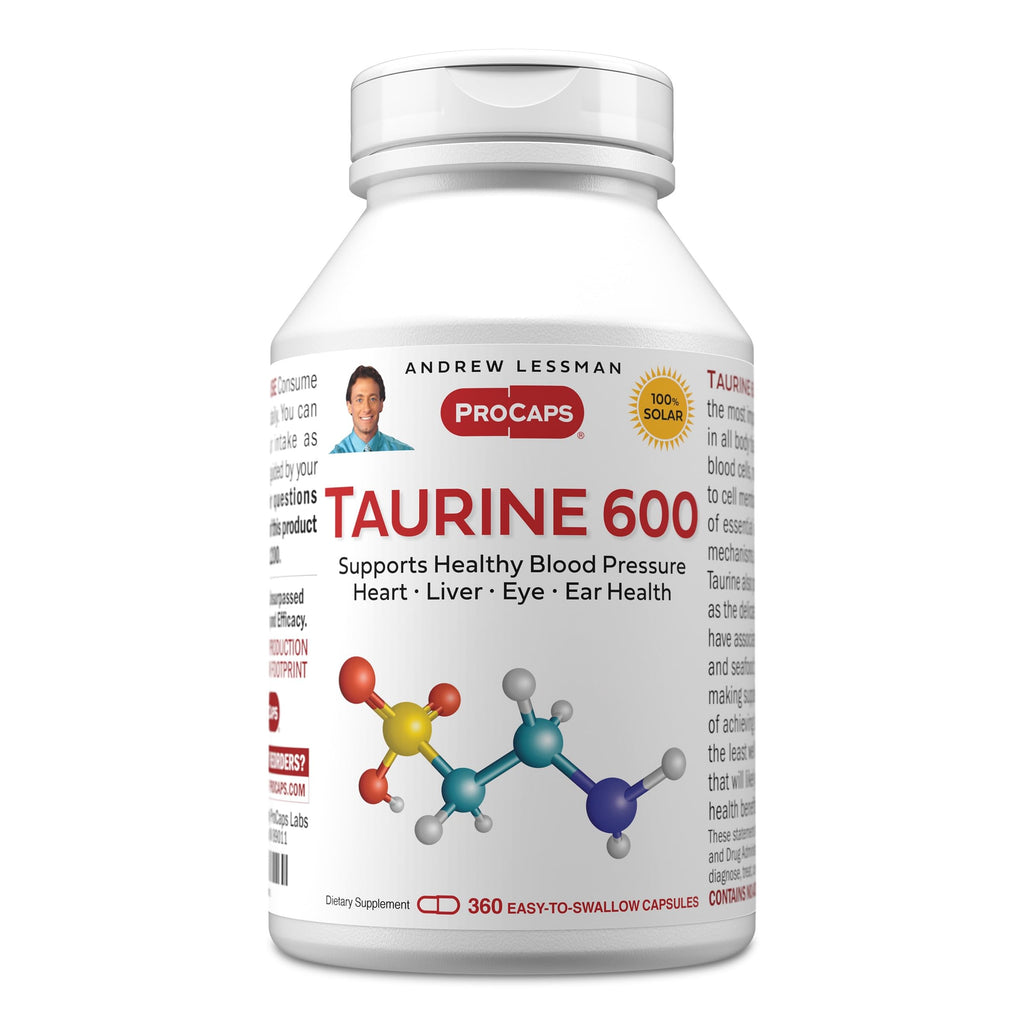 Taurine 600 mg for heart health
