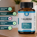Taurine capsules for improved focus