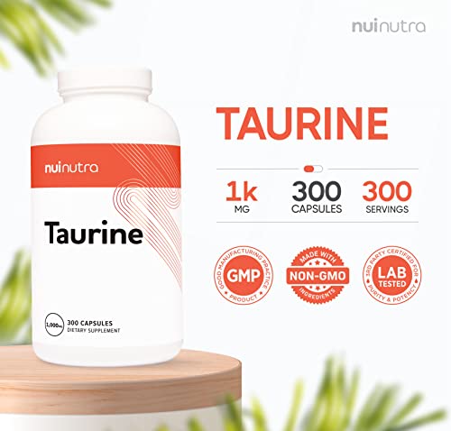 Taurine capsules for nerve health