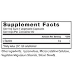 Taurine capsules for overall wellness