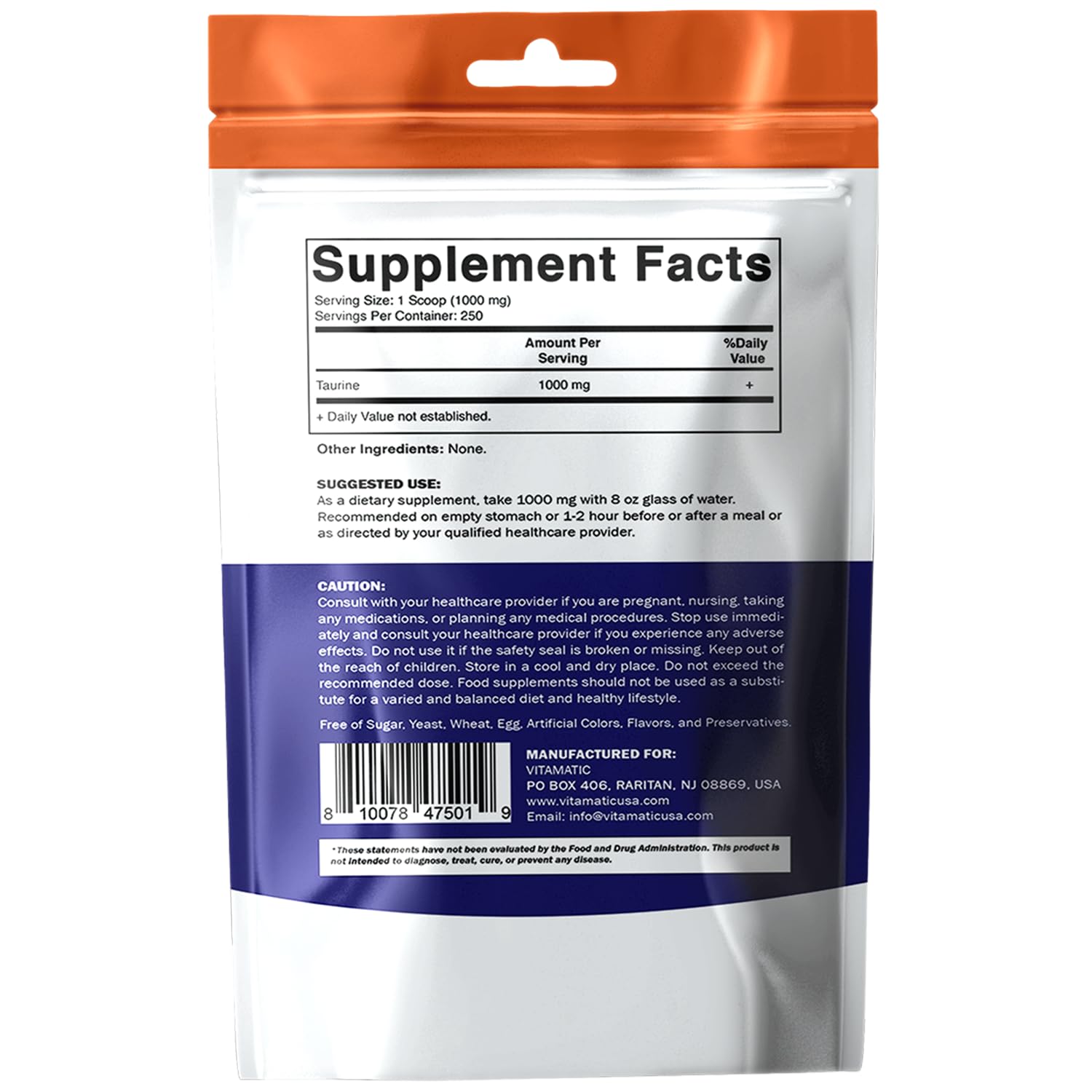 Taurine for enhanced mental clarity