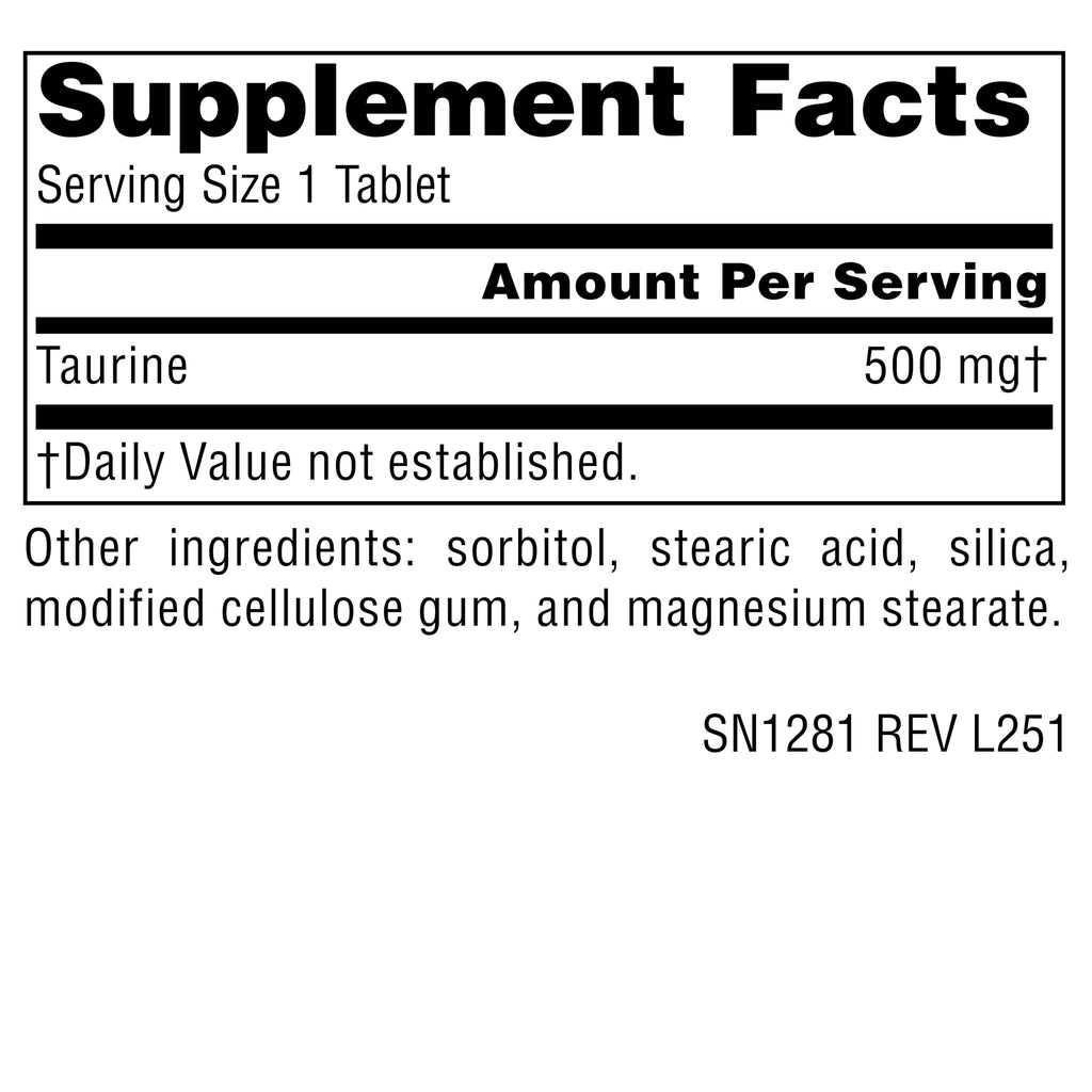 Taurine for stress relief