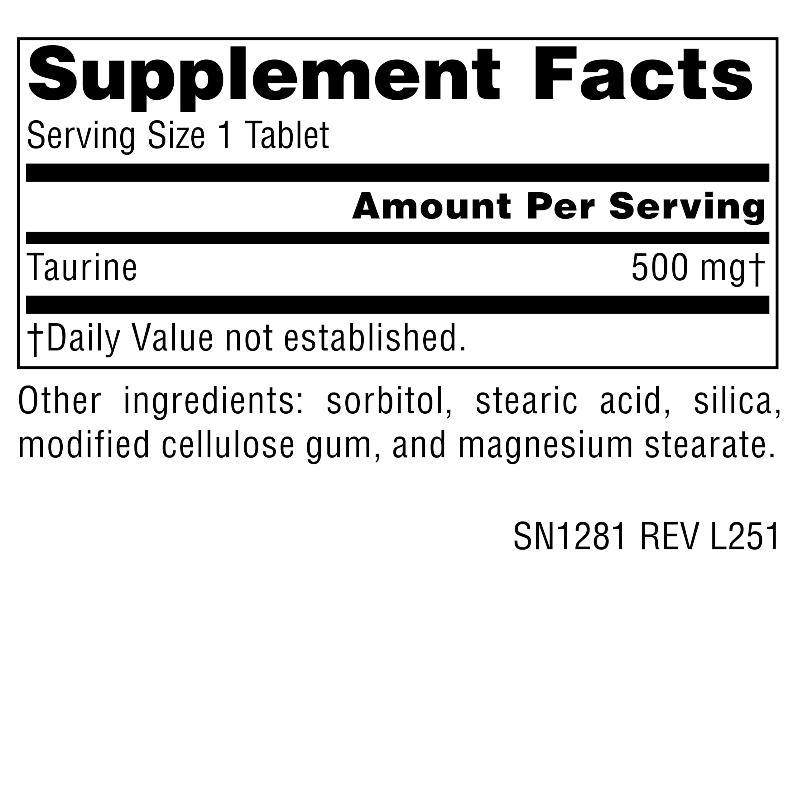 Taurine for stress relief