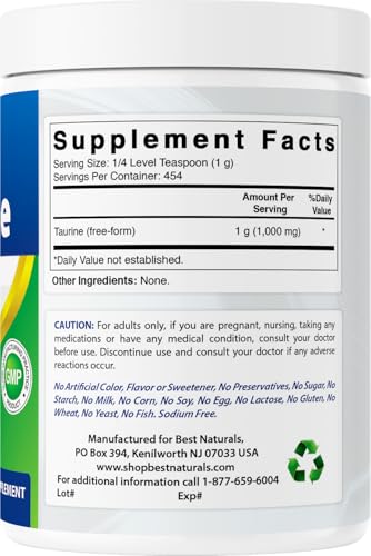 taurine powder for cognitive function