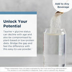 Taurine powder for energy support
