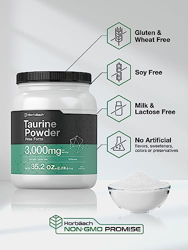 Taurine powder for mental clarity