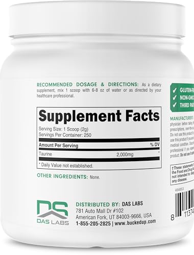 Taurine powder for muscle recovery