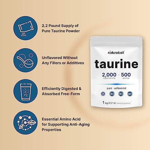 Taurine powder supports muscle recovery