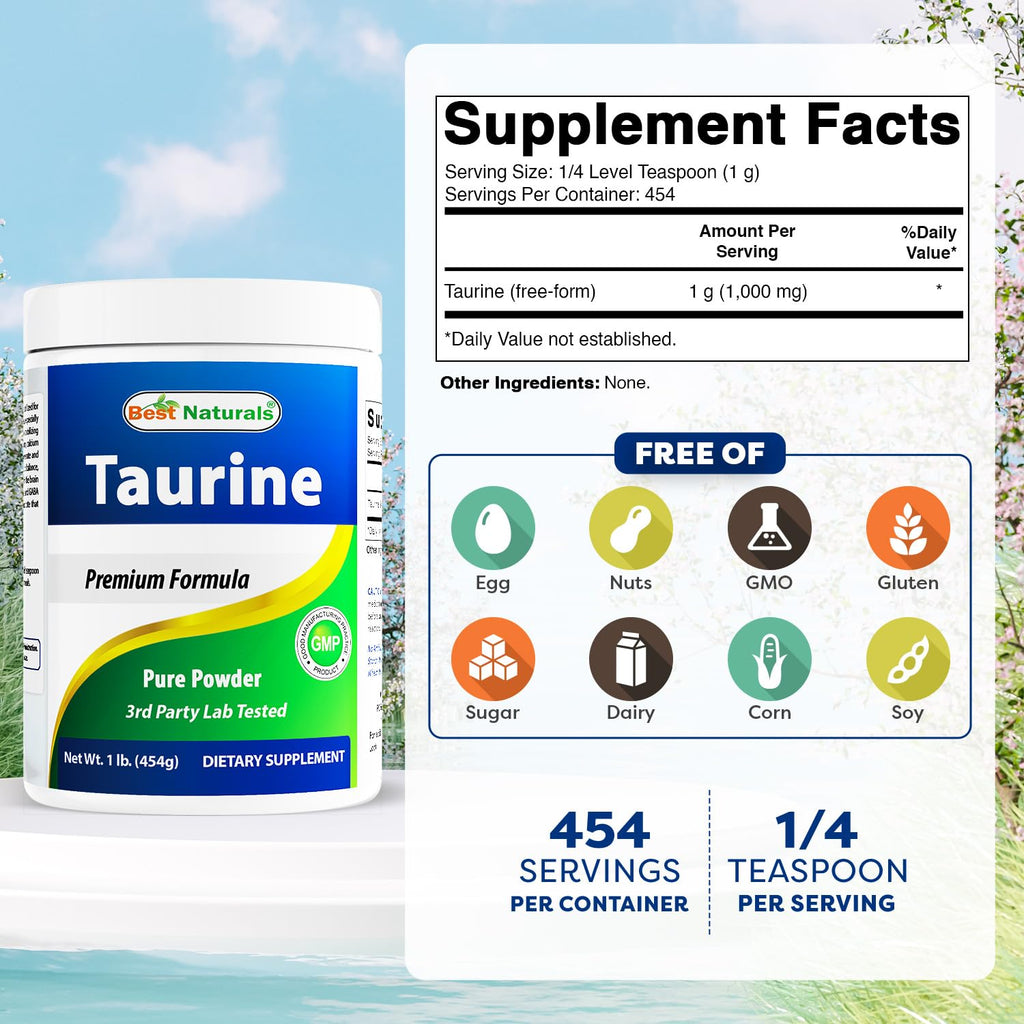 taurine supplement for energy boost