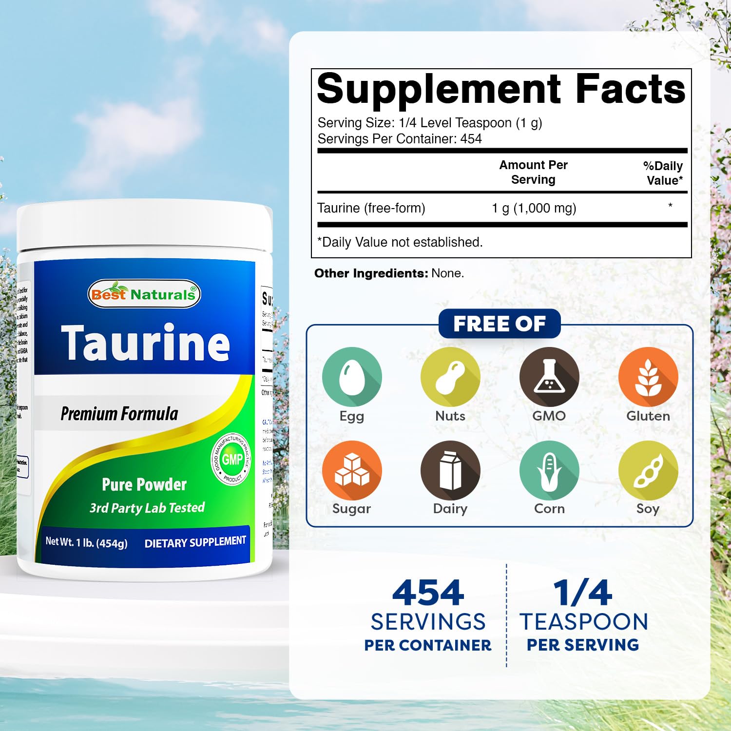 taurine supplement for energy boost