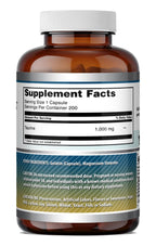 Taurine supplement for improved focus
