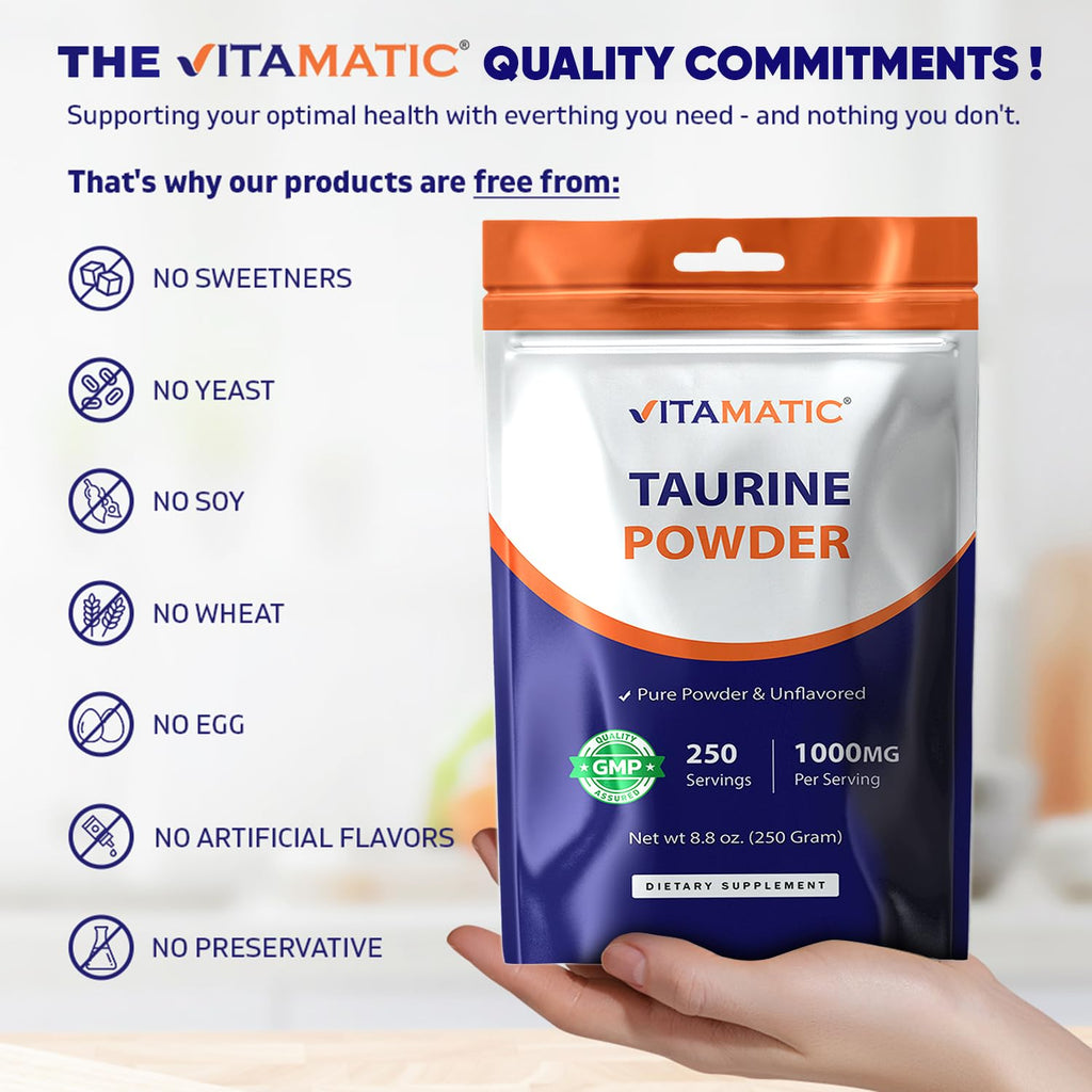 Taurine supplement for overall health