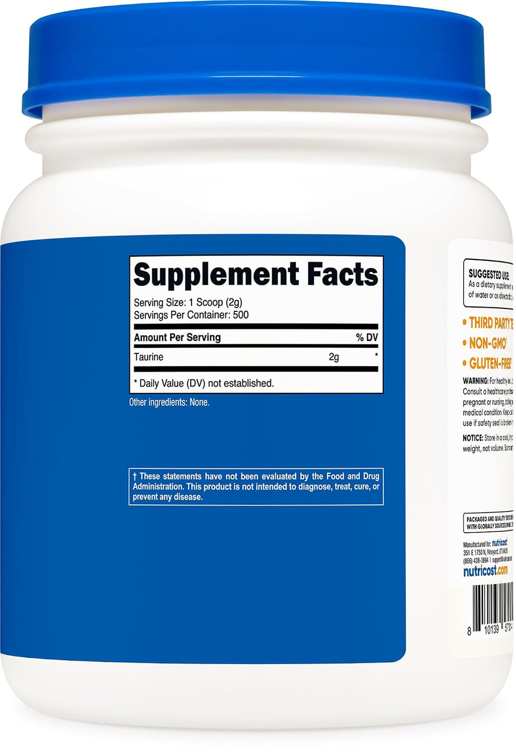 taurine supplement for overall wellness