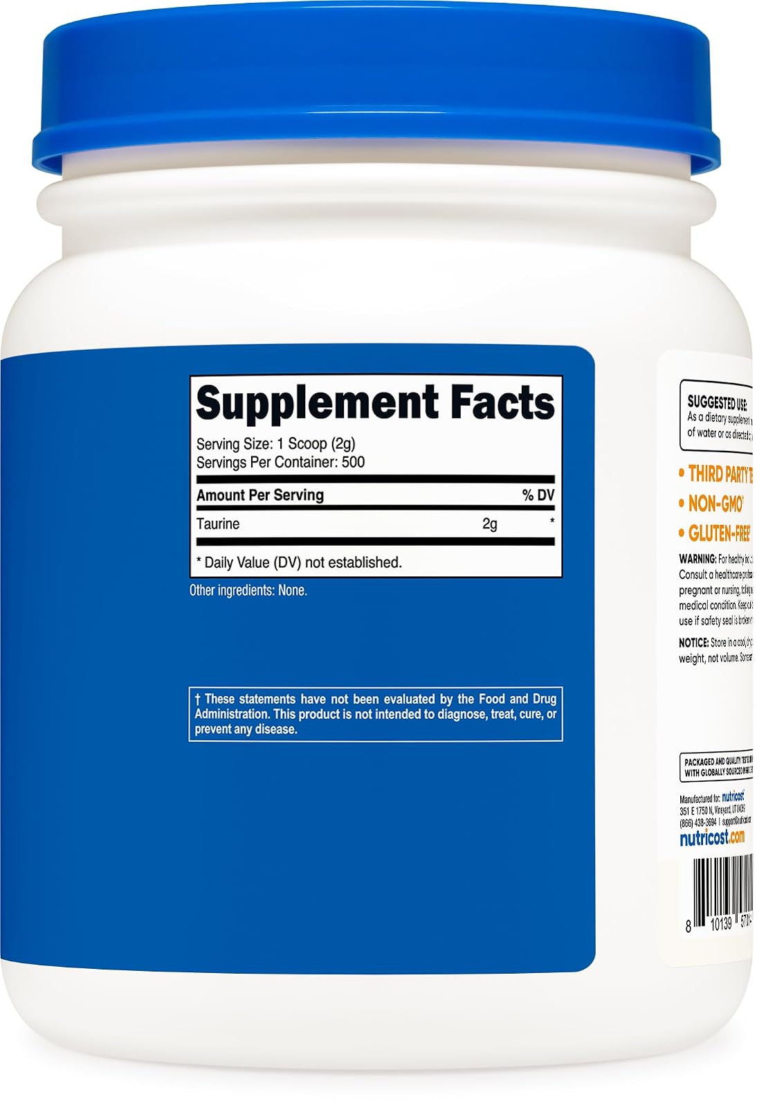 taurine supplement for overall wellness
