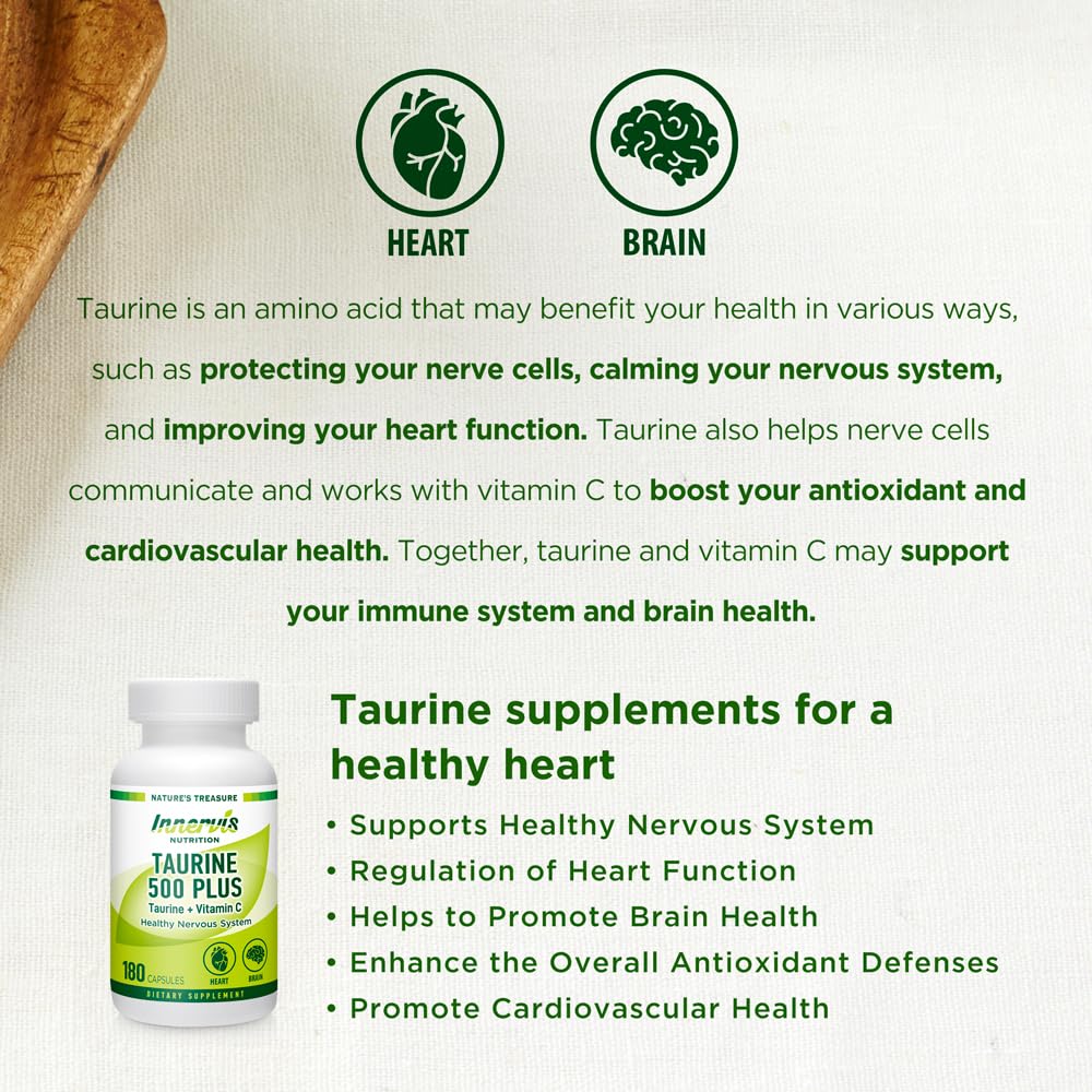 Taurine vitamin supplement for overall wellness