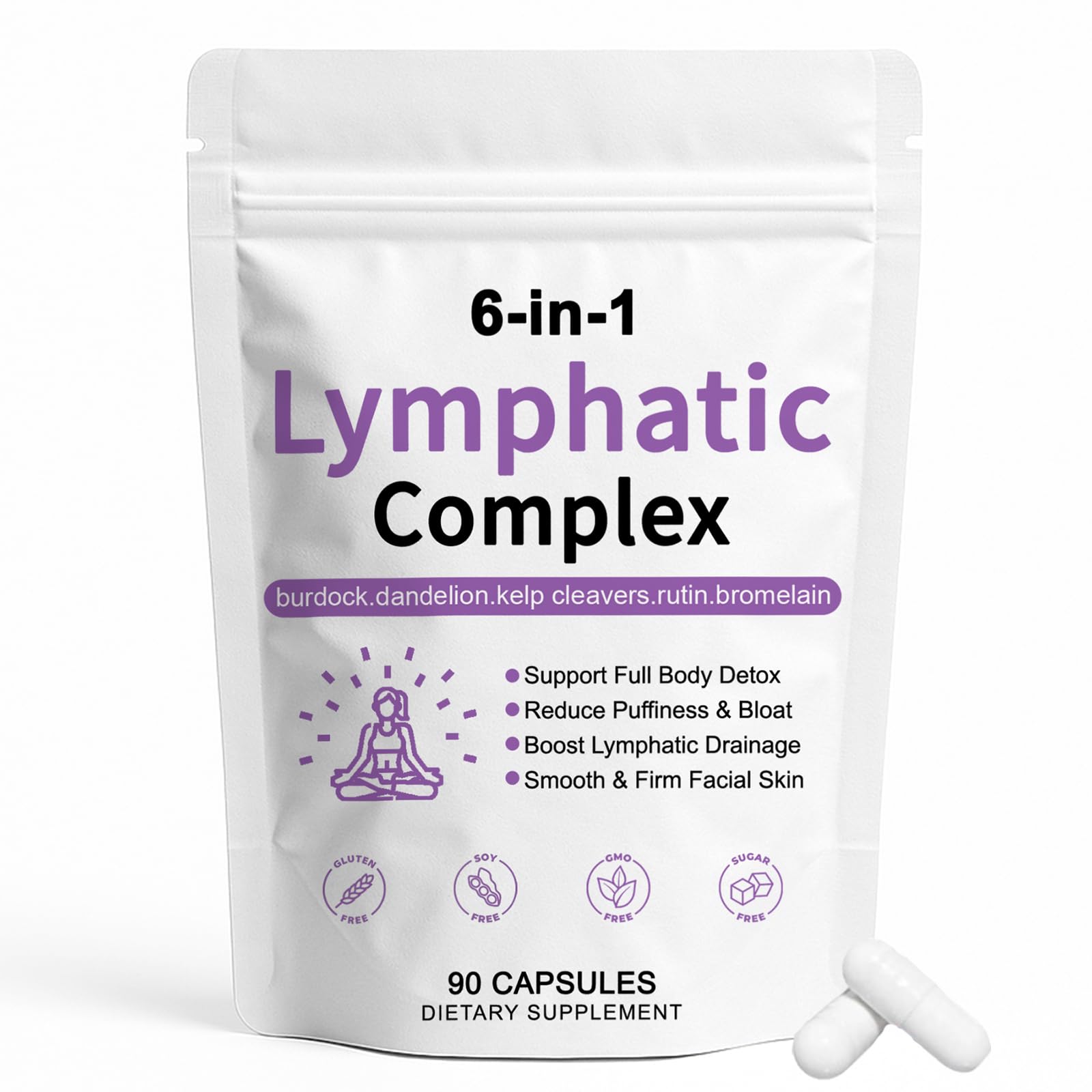 TAWODIUM lymphatic complex detox capsules