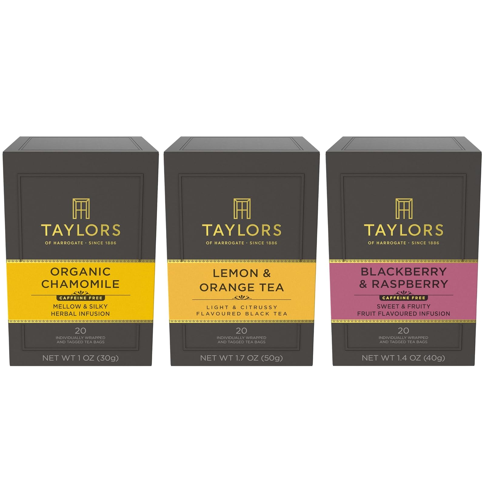 Taylors of Harrogate herbal tea selection